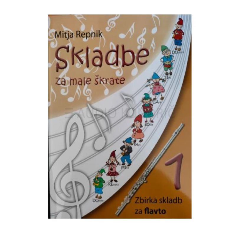 Skladbe za male škrate 1, zbirka skladb za flavto - Profesionalna audio ...